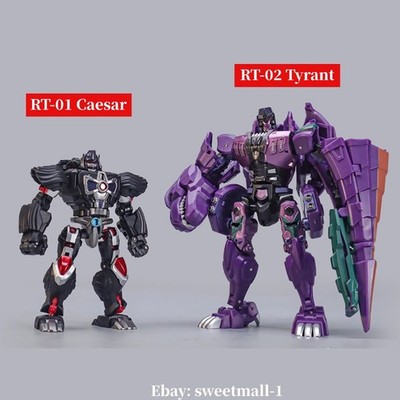 IN STOCK! ROBOT TOYS RT-01 Caesar / RT-02 Tyrant Beast Wars Mini Action ...