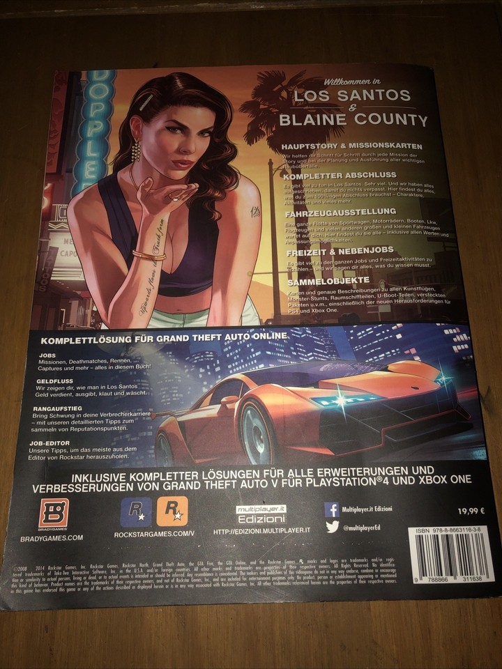 gta 5 ps4/Xbox One Komplettlösung/Rockstar | eBay UK