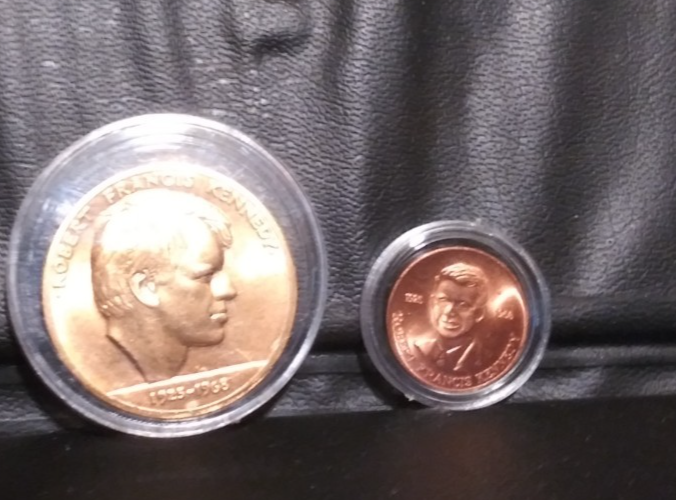 Vintage JOHN F. & Robert F. Kennedy Commemorative Coin Bundle #1 ...