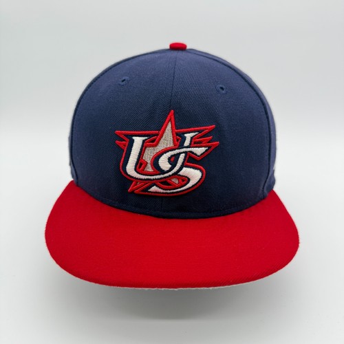 Team USA World Baseball Classic WBC New Era 59fifty Fitted Cap Hat 7 5/ ...