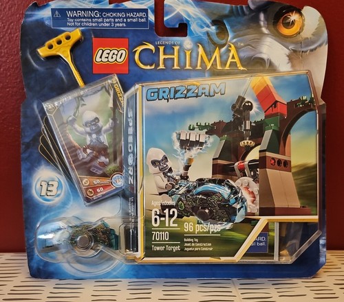 NEW LEGO LEGENDS OF CHIMA TOWER #70110 GRIZZAM MINIFIGURE WHITE ICE ...