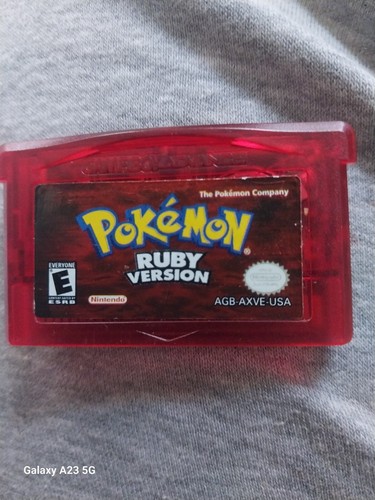 Pokémon: Ruby Version (Nintendo GBA 2003) Authentic Cartridge Only ...