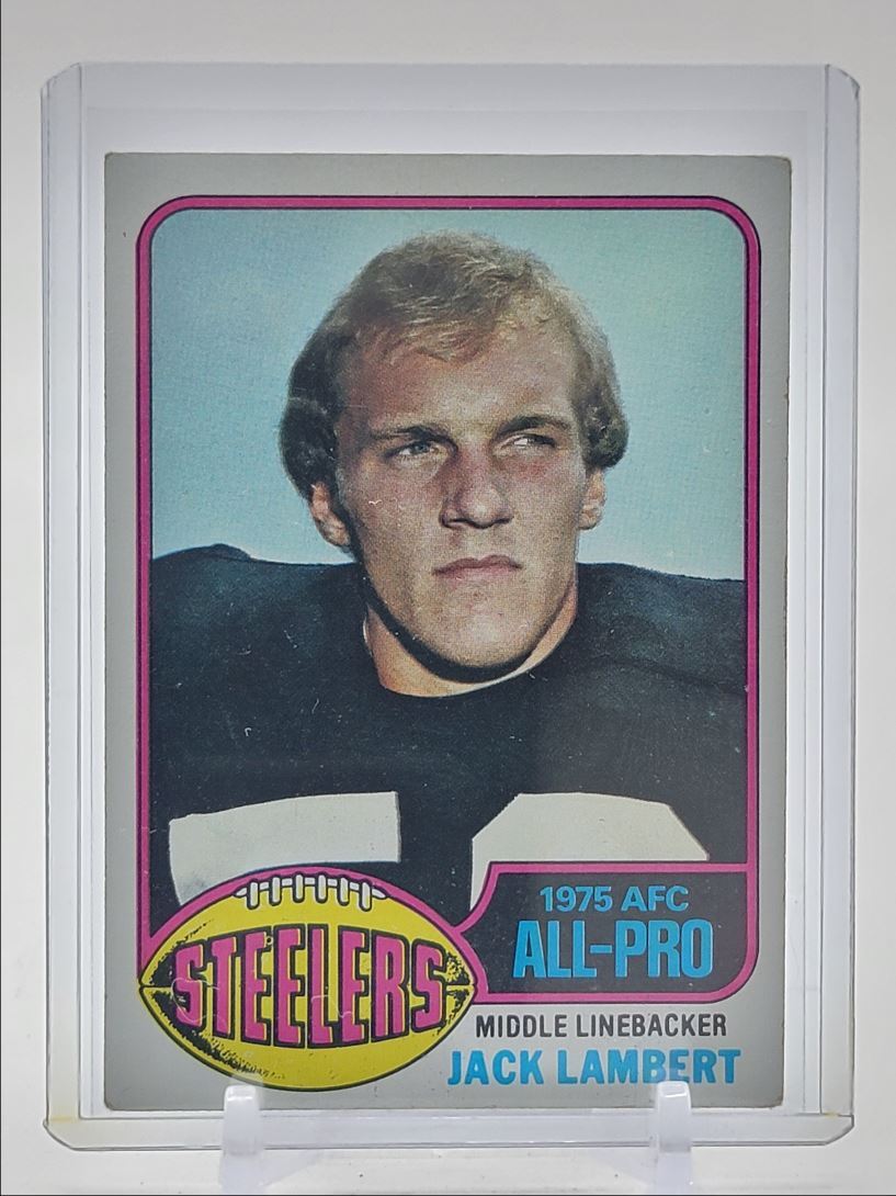 JACK LAMBERT 1976 TOPPS SOLO ROOKIE ALL-PRO STEELERS #220 RC Q3089 | eBay