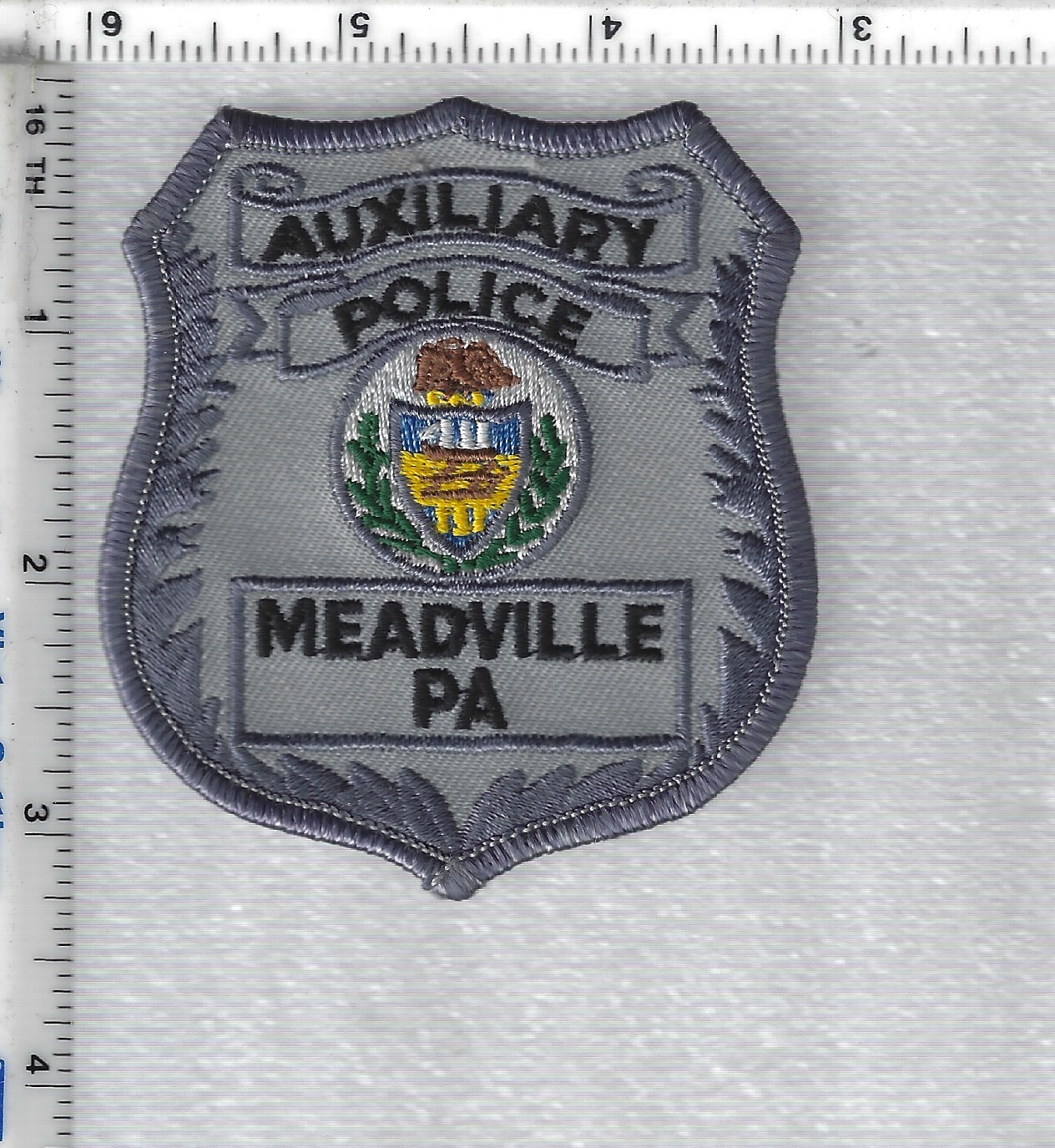 Meadville Auxiliary Police (Pennsylvania) Shoulder Patch | eBay