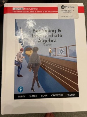 Pearson Beginning & Intermediate Algebra 6th Edition Hardcover Textbook ...