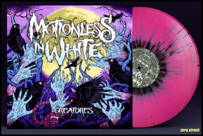 MOTIONLESS IN WHITE Creatures LP on PURPLE SPLATTER VINYL New SEALED ...