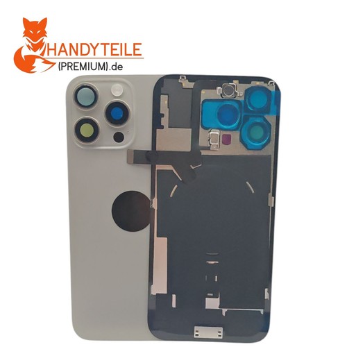 Cache Batterie Pour iPhone 16 Pro Coque Arrière Complète Avec Flash Nfc ...