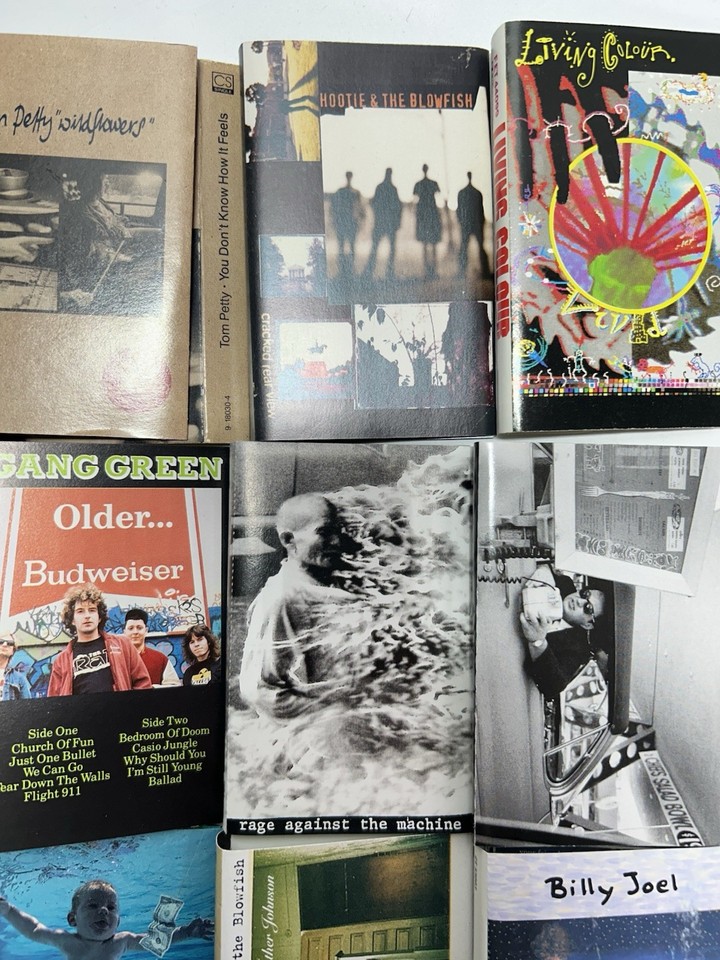 15 Cassette Tape Original J-Card Inserts Only Lot Vintage 1990s Rock ...