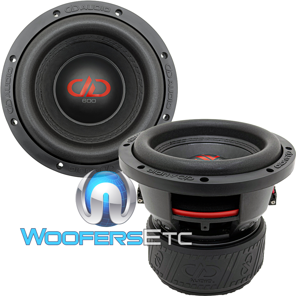 2 DD AUDIO 608F-D4 8" 3000W DUAL 4-OHM SUPER TUNED SUBWOOFERS BASS ...