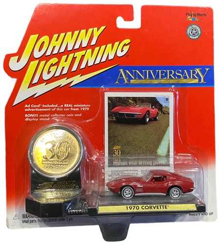 Vintage Johnny Lighting 1970 Corvette Stingray 30th Anniversary Edition ...