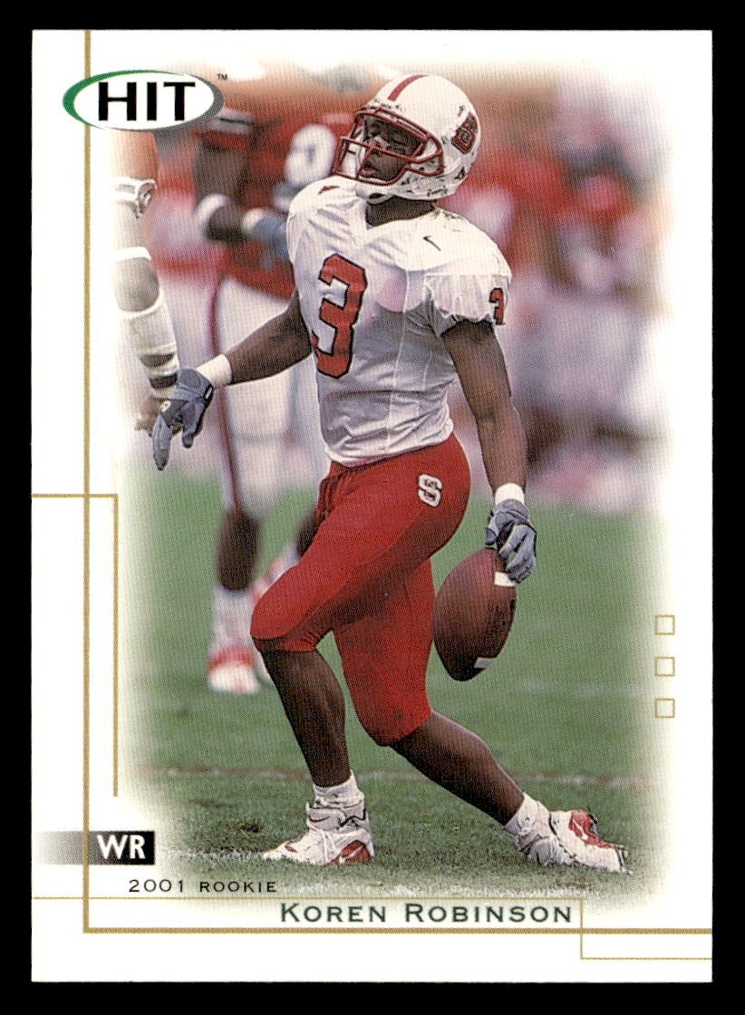 Koren Robinson 2001 SAGE HIT Rookie Card #3 NC State Wolfpack | eBay