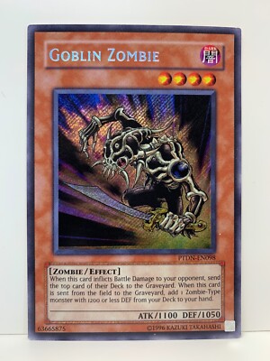 Yugioh Goblin Zombie PTDN-EN098 Secret Rare NM | eBay