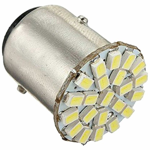 2 X 1157-T25 BAY15D 22-1206 SMD P21W S25 DC 12V LED brake lights White ...