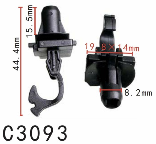 20pcs Fit Toyota RAV4 Prius Corolla Windshield Pillar Trim Clip 62217 ...