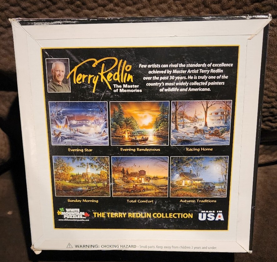 Terry Redlin 1000 piece Puzzle Racing Home Exclusive Collection NEW ...