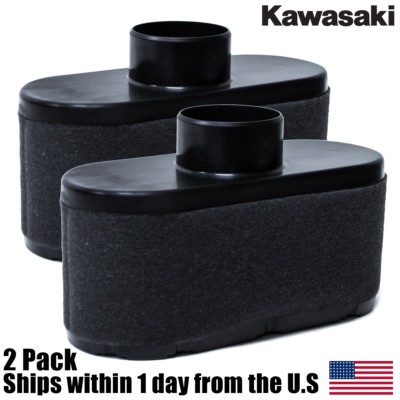 (2) Genuine OEM Kawasaki # 11029-0031 Air Filter Combo 11013-0752 ...