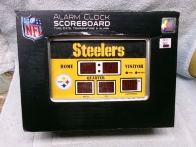 * Official NFL - PITTSBURGH STEELERS - ALARM CLOCK, Temp and MORE ...