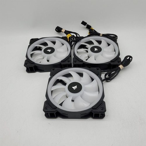 Corsair LL Series LL120 RGB 120mm Dual Light Loop RGB LED PWM Fan 3 Fan ...