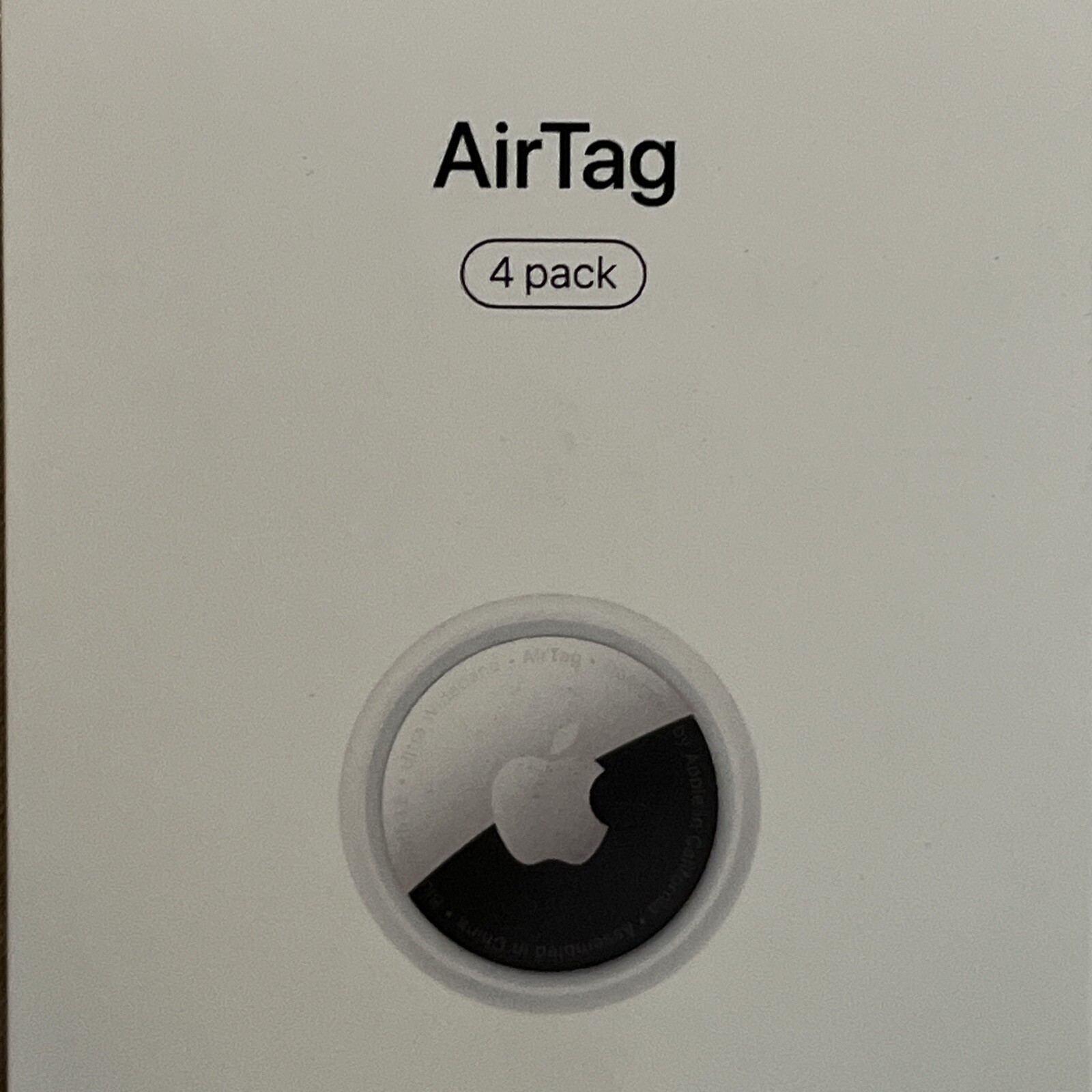 Apple Airtag Air Tag 4 Pack NEW IN BOX SEALED | eBay