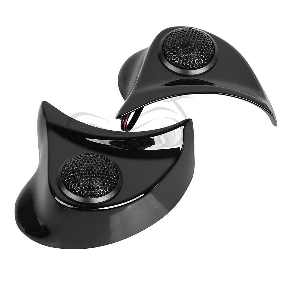 Gloss Black Pods W/ Tweeter For Harley Street Glide FLHX Special FLHXS ...