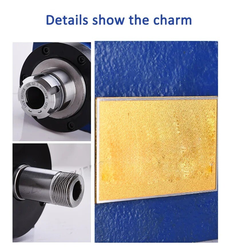 High Power and High Precision Spindle Machine Lathe Small CNC Machining ...