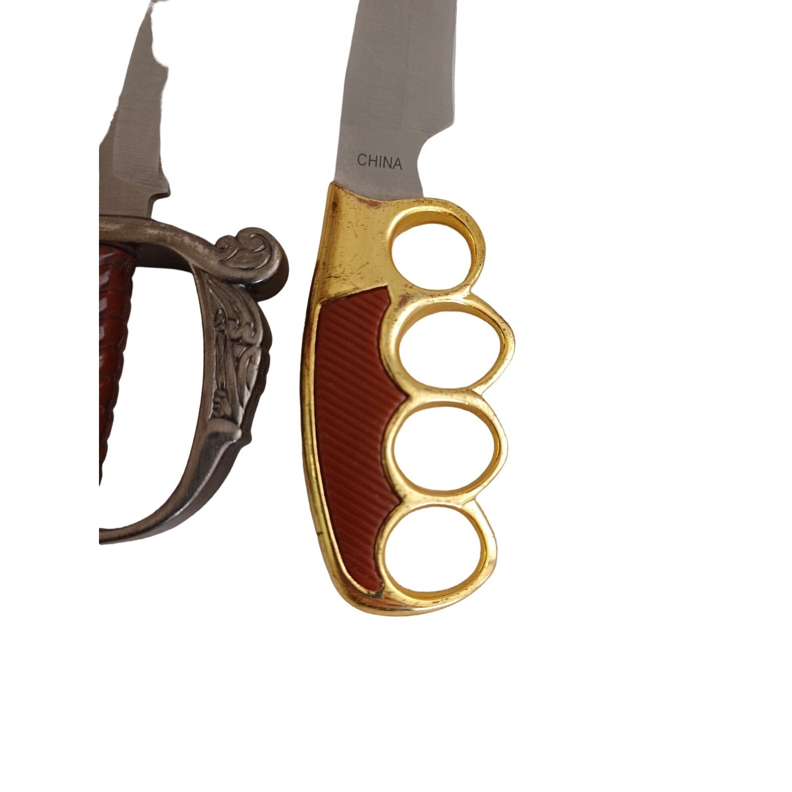 Lot of 4 Miniature Knives Dagger Swords Letter Openers Mini Sabres 3.75 ...