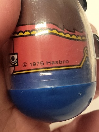 Vintage HASBRO Weeble Wobble 1973 PIRATE CAPTAIN Man HTF | eBay