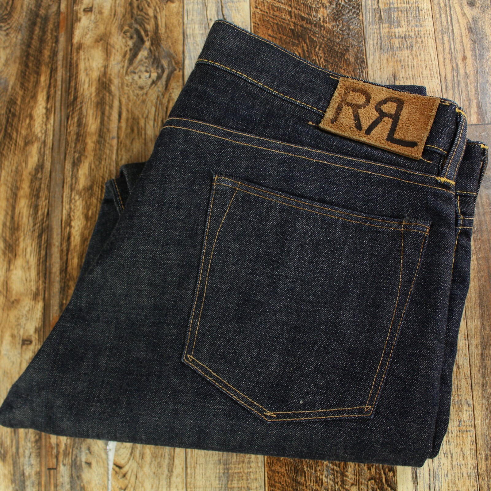 Ralph Lauren RRL Japanese Selvedge Denim Jeans Slim F… - Gem
