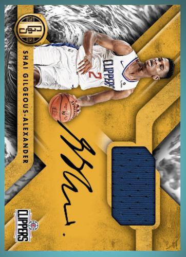 Panini NBA Dunk 2018-19 Gold Standard RC Shai Gilgeous Alexander Auto ...