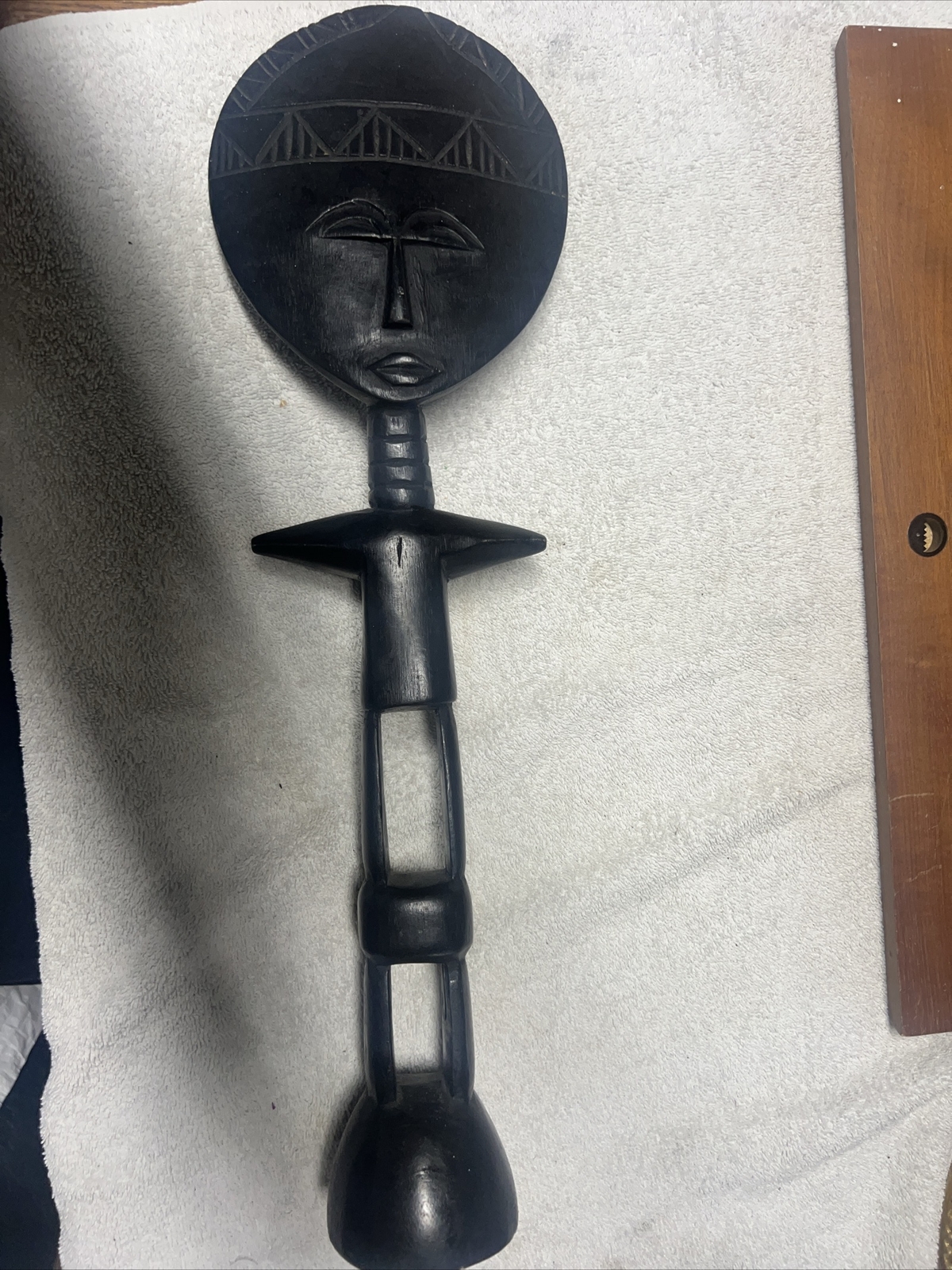 Vintage African Fertility Statue Carved Wood Tribal Art - 20” Tall | eBay