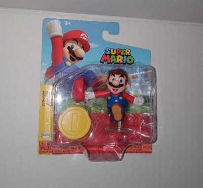 Nintendo Super Mario Bros. Action Figure Running Mario With Coin Jakks ...