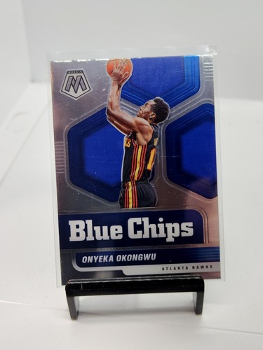 2020-21 Panini Mosaic Onyeka Okongwu Blue Chips Rookie Atlanta Hawks #1 ...
