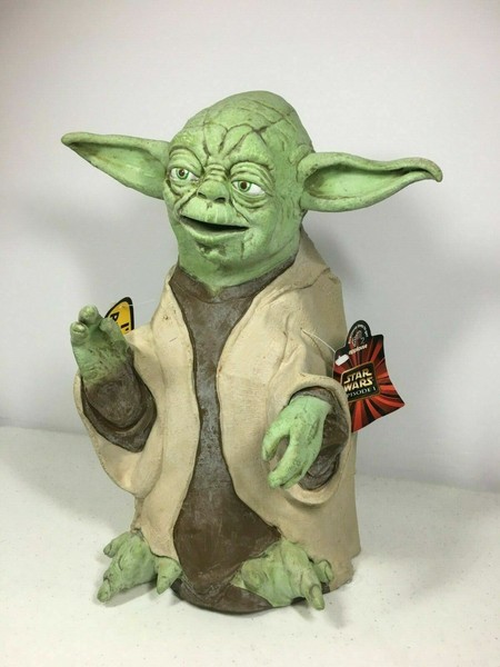 Super RARE Star Wars 13" Rubber Yoda Puppet S Applause 1999 for sale ...