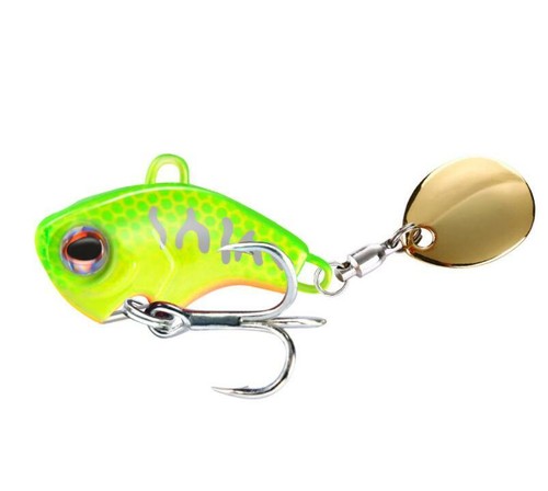6PCS Rotating Metal VIB Fishing Lures Jigs Vibration Baits Spinner ...