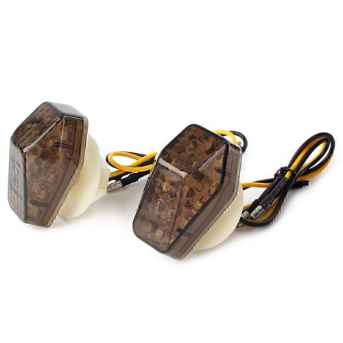 New Amber LED Turn Signal Light Smoke Lens Fit Suzuki Bandit 600S 1000S ...