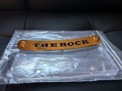 WWE The Rock Nameplate for Figs Toy Co. Undisputed Replica YOUTH SIZE ...