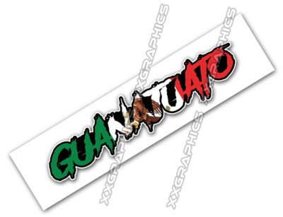 Guanajuato Mexico Flag Decal Sticker Window Windshield Las Momias | eBay