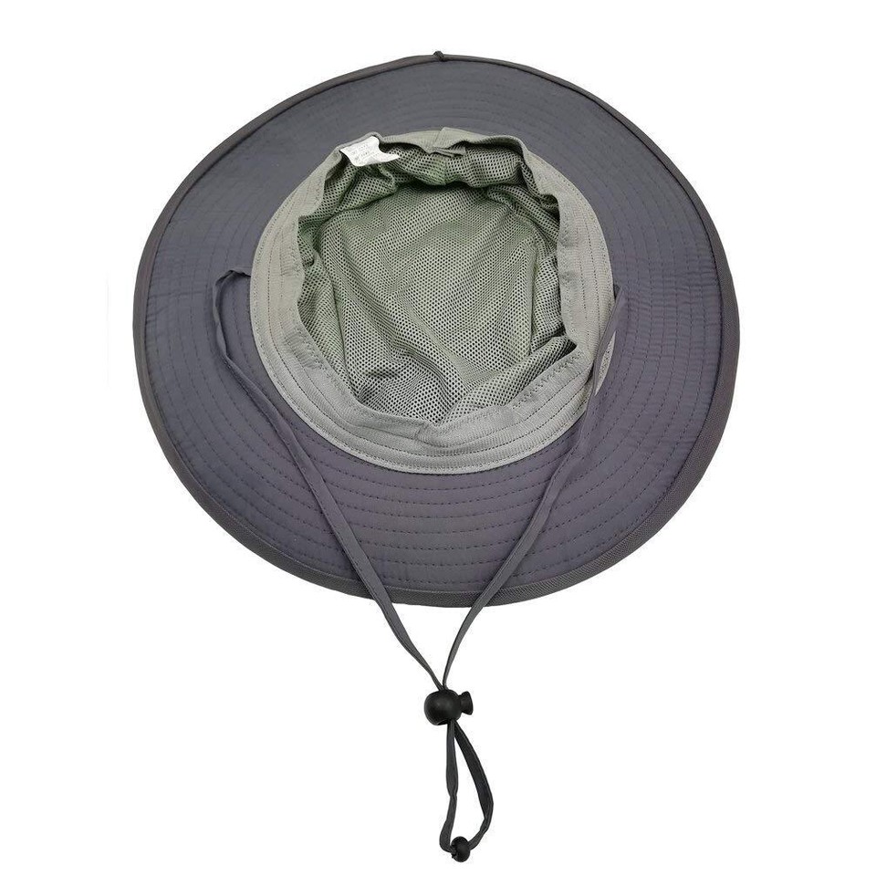 Mosquito Head Net Hat Sun Protection Bug Bucket Fishing Hiking Safari ...