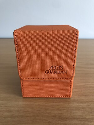 Aegis Guardian Orange Premium Deck Box MTG Magic Gathering Commander ...