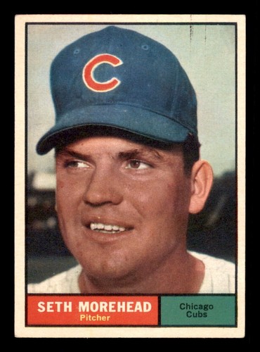 1961 Topps Baseball #107 Seth Morehead VG/EX *e3 | eBay