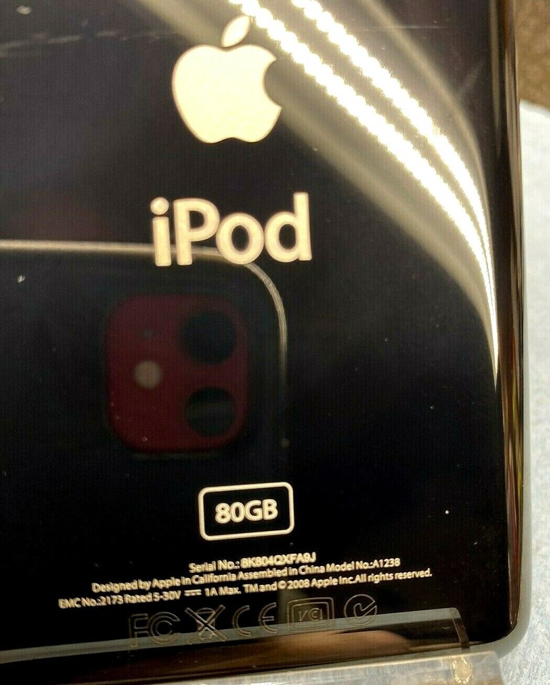 Apple iPod Classic 6th Generation RED/B (80 GB) MB147LL - Excellent ...