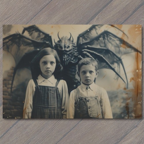 11x17" Monster Spider Creepy Imaginary Friend Nightmare Scary Unusual ...