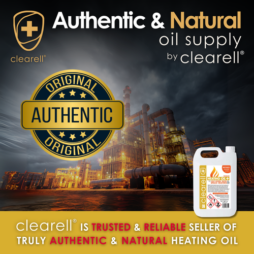 Clearell 20L | HEATING OIL | 4 x 5L Pack | Quality Kerosene Home Oil 20 ...