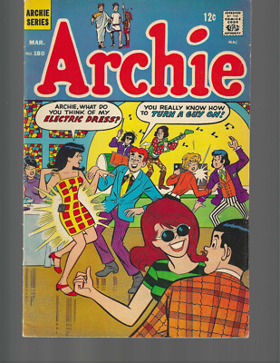 Archie Series: ARCHIE Comic #180 March, 1968 | eBay