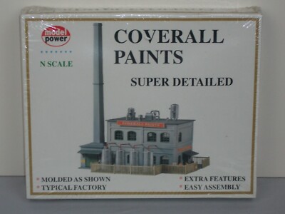 Model Power N Scale Coverall Paints Building - Factory Sealed | eBay