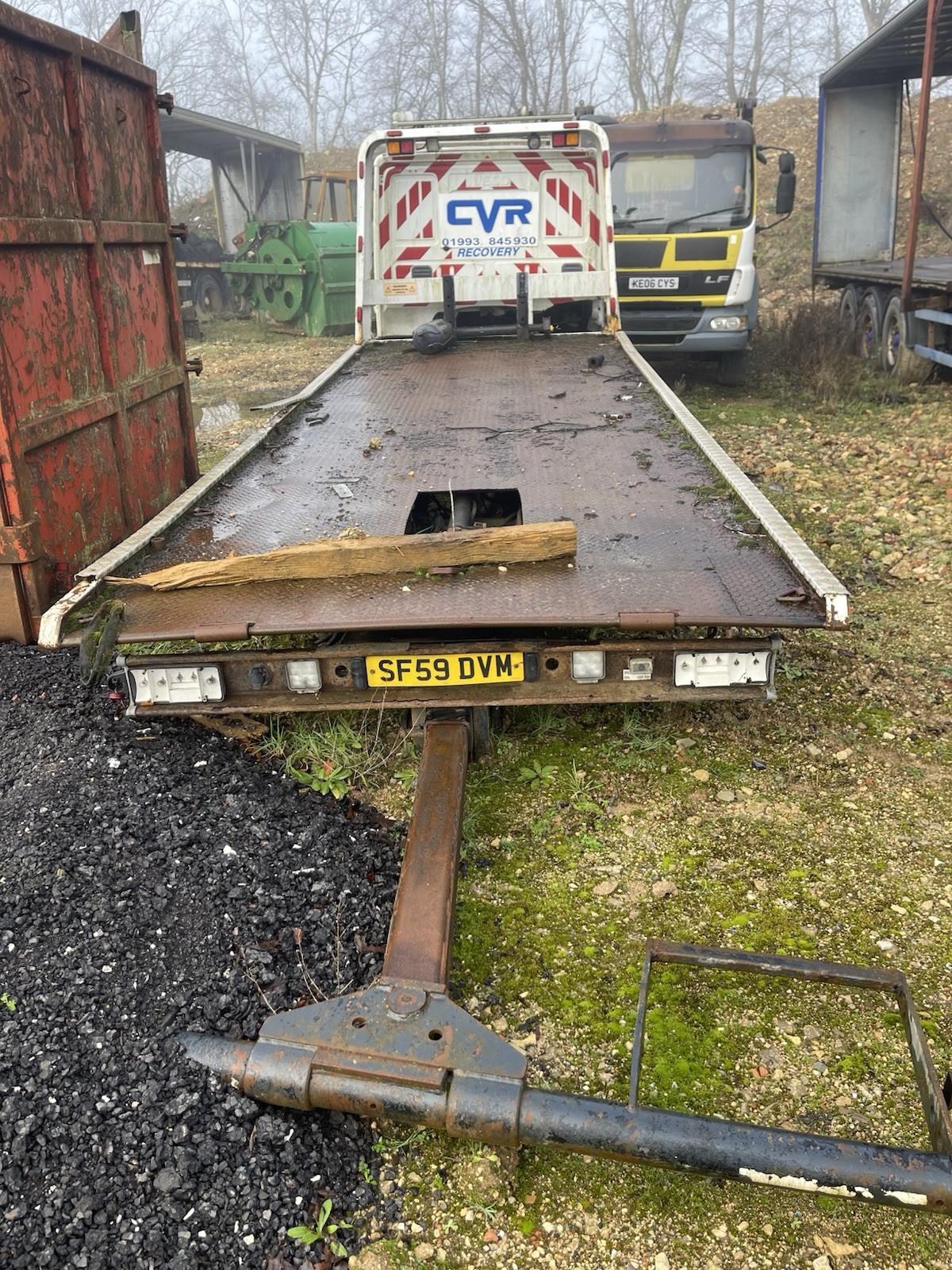 Tilt an slide Recovery body with spec lift, David bland engineering ...