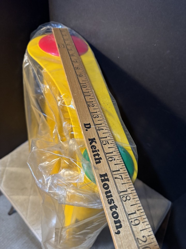 Vintage NIB M&M's Metal M&M Store Counter Display Yellow with Green Red ...