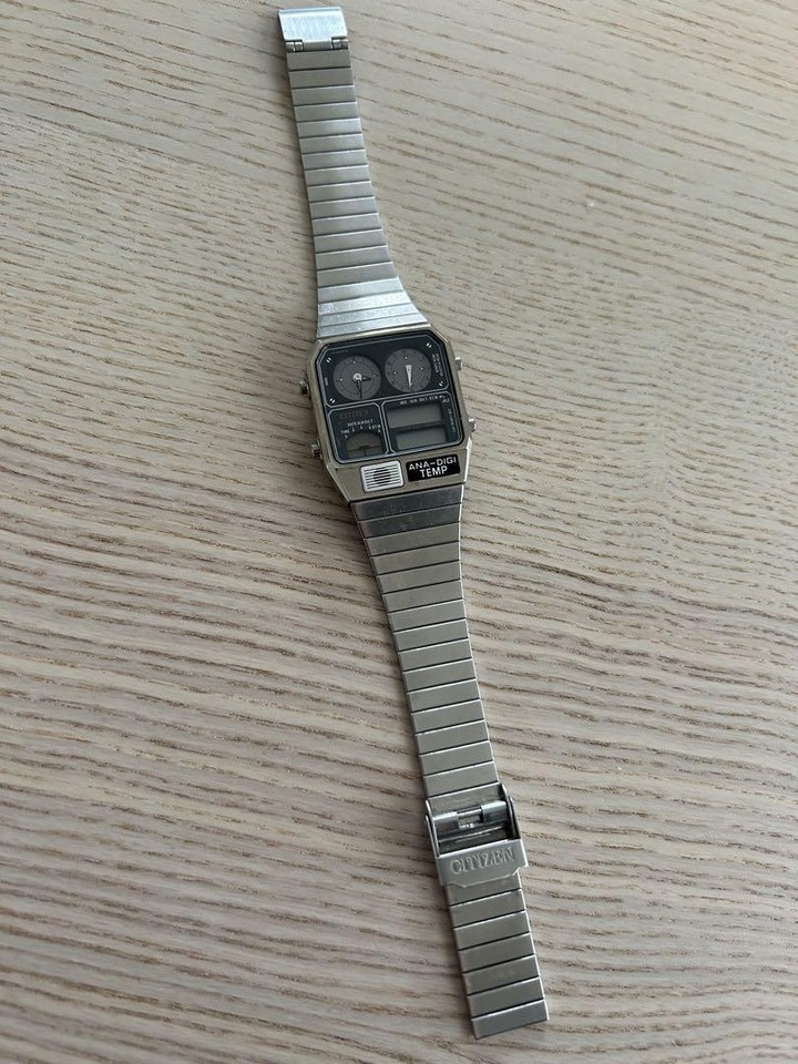 Citizen Ana Digi Temp Watch Analog Digital Combo Thermometer Needs ...