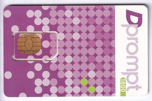 TELECARTE GSM SIM COLLECTOR .. THAILANDE GEMPLUS DPROMPT 1800 +N° CHIP ...