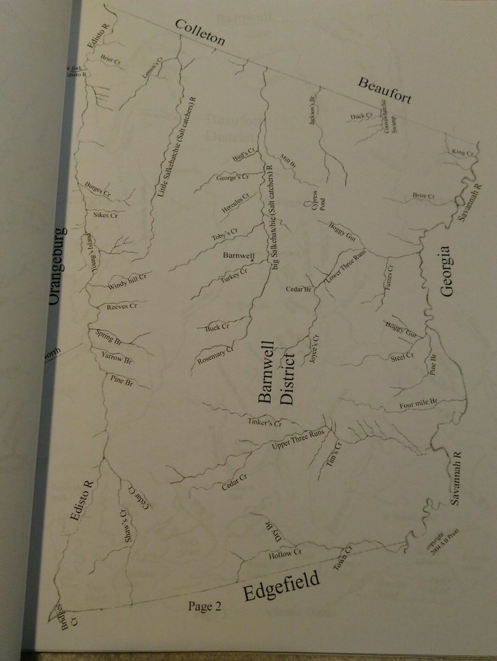 Creeks And Rivers In South Carolina Albert Bruce Pruitt Genealogy Books ...